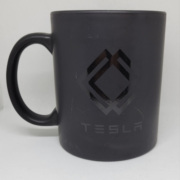 Tesla | Dining | Tesla Black Coffee Mug | Poshmark
